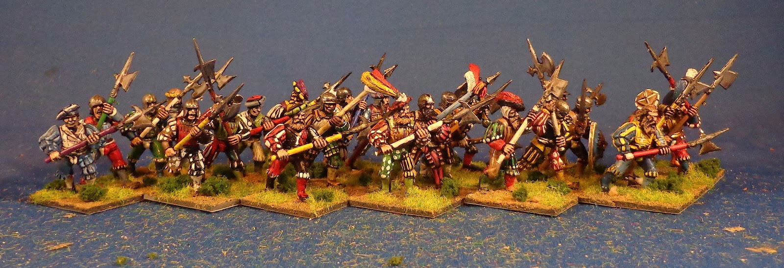 Bob's Miniature Wargaming Blog: FS two painted 28mm renaissance armies