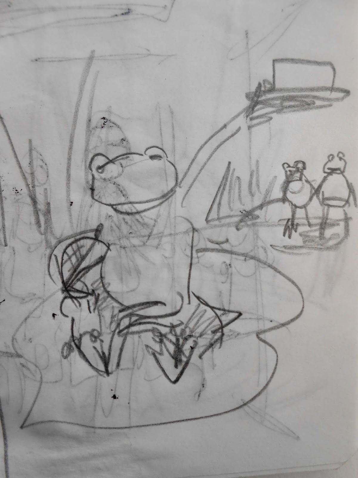 Curso de Ilustración 1 San Carlos 2013: Bocetos - Brenda Castrejón