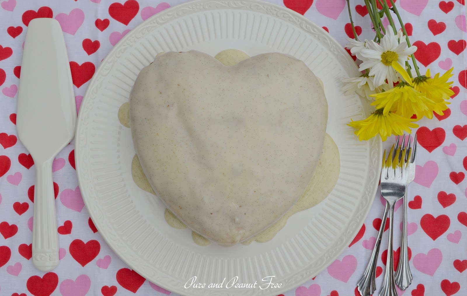 Pure and Peanut Free: The Vanilla Sweetheart Cake