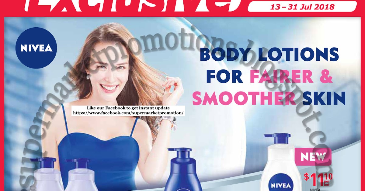 NTUC FairPrice Nivea Promotion 13 - 31 July 2018 ~ Supermarket Promotions