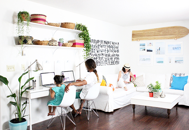 alisaburke: a shared family work space