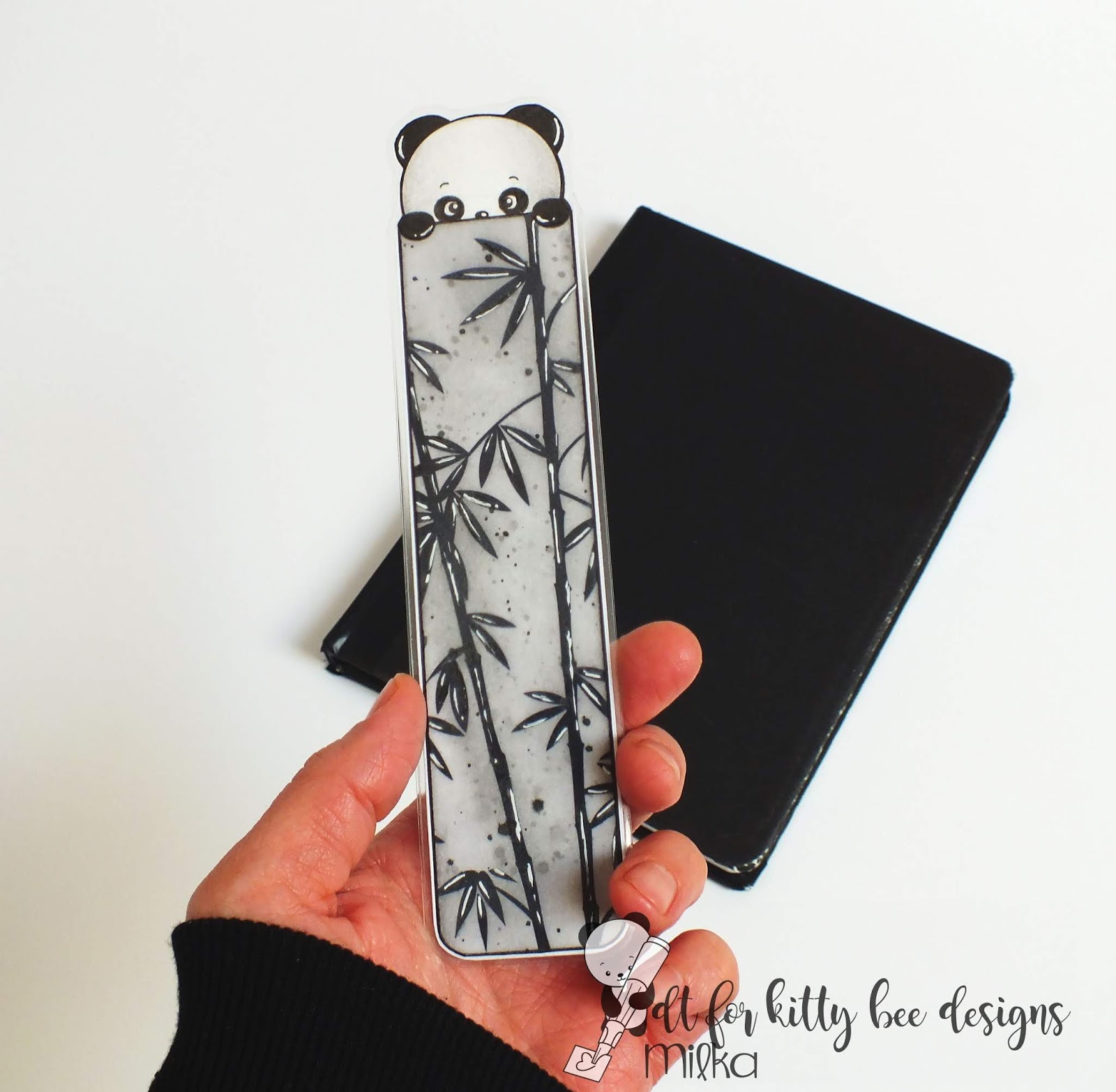 Crafty Milka: Peeking Panda Bookmark (Kitty Bee Designs Spotlight)