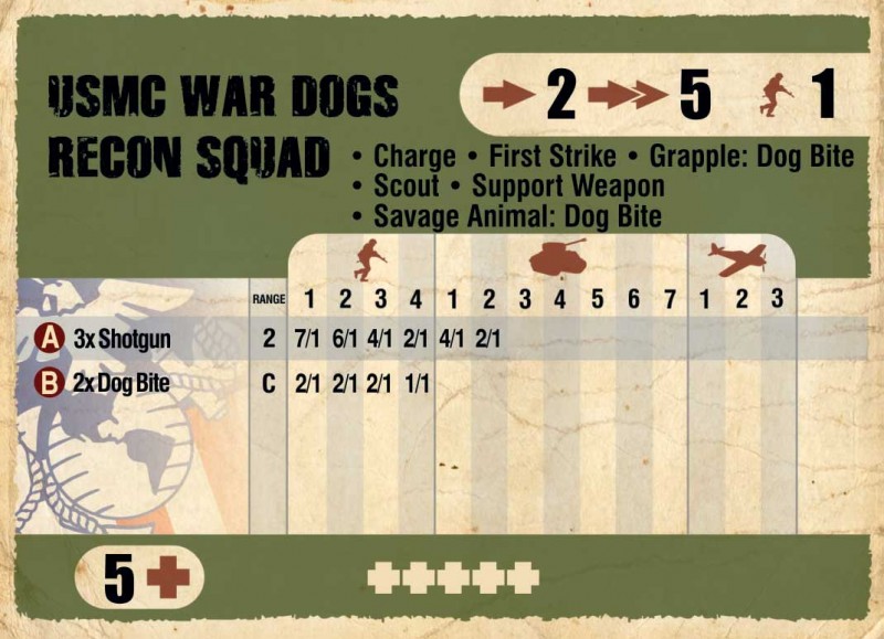 USMC War Dog Recon Squad