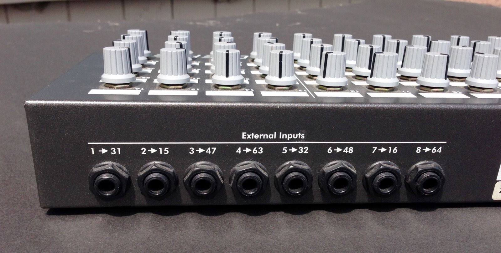 MATRIXSYNTH: Doepfer Drehbank MIDI Controller 64 Knobs, 4 Banks - SN 220839