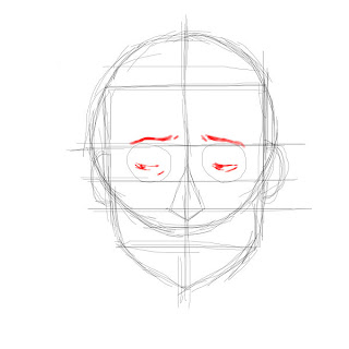 Pencil sketches and drawings: How to Draw an Embarrassed Face