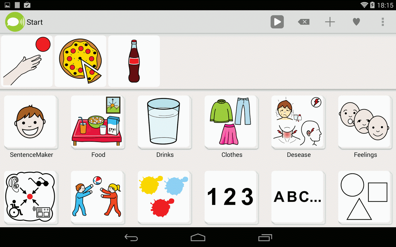 Informática para Educación Especial: LetMeTalk - Talker SAC