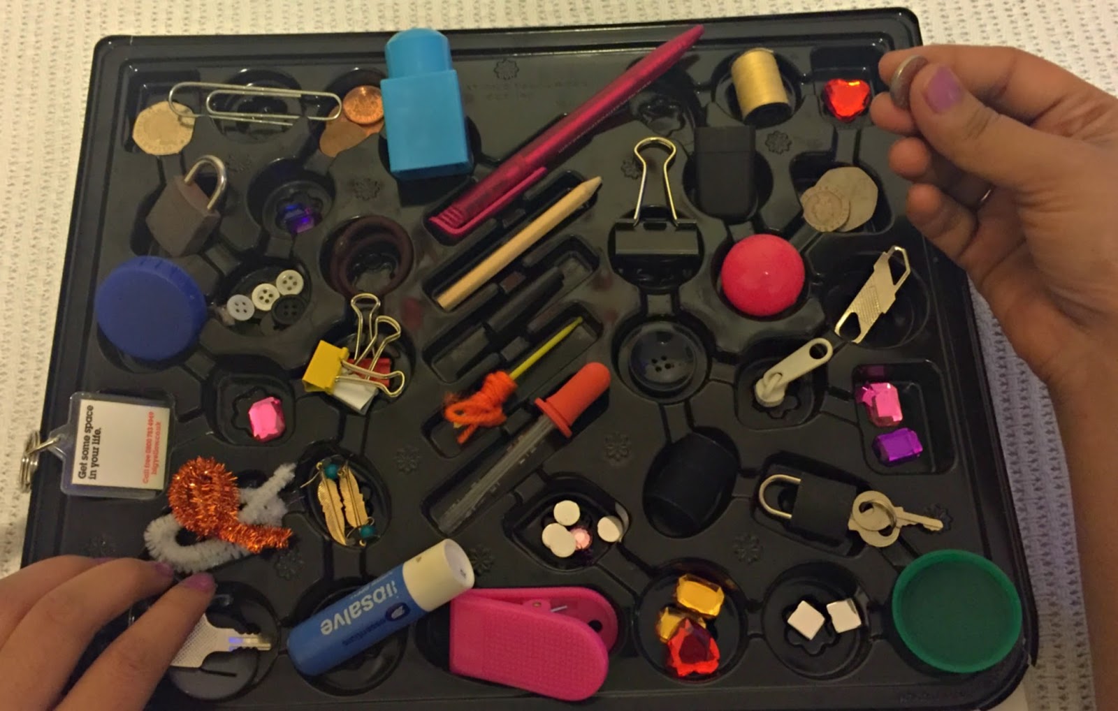 RISING HORIZONS: DIY Sensory Feel & Find Me Box