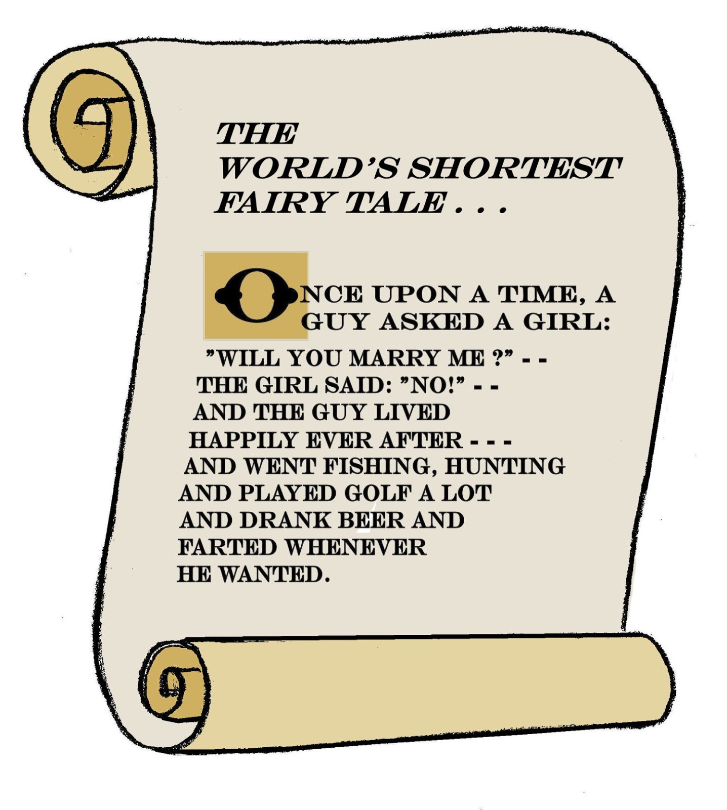 Roy Delgado Cartoons: SHORTEST FAIRY TALE - Roy Delgado