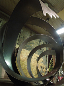 Reven Marie Swanson, Sculpture: Helix Fabric