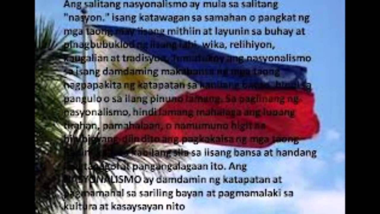 ano ang nasyonalismo - philippin news collections