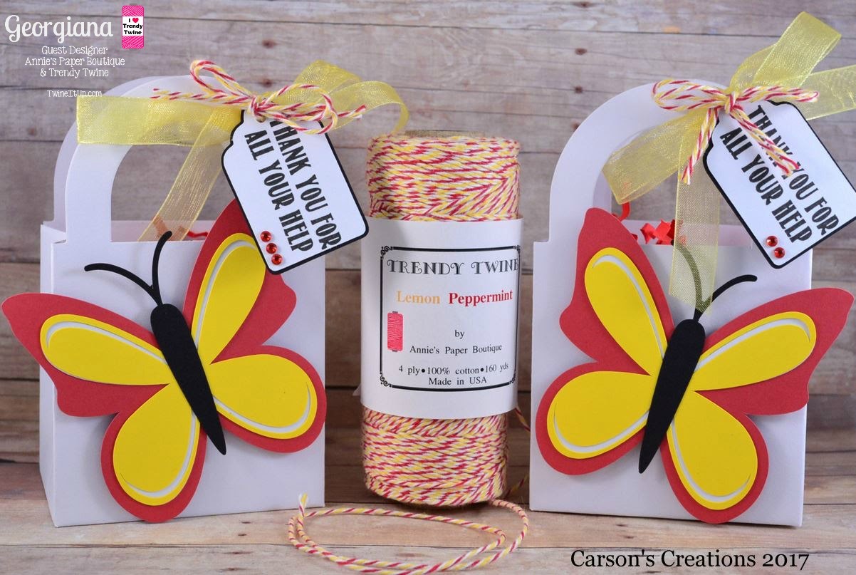 Carson's Creations: Springtime Thank You Bags for Trendy Twine