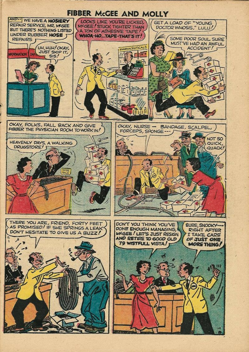 BOOKSTEVE'S LIBRARY: Fibber McGee and Molly Comics-1949
