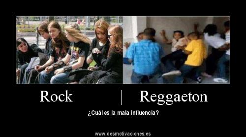 Rock vs Reggaeton