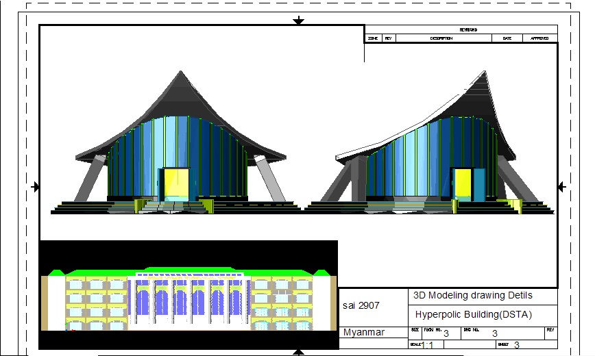 Wingate SAI: Hyperboloid building