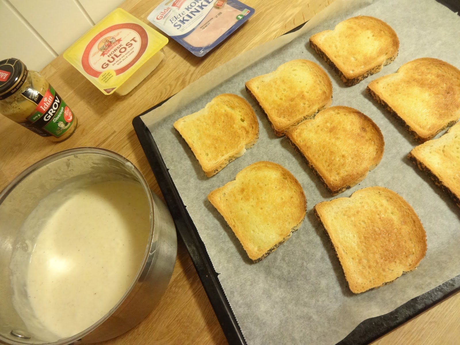 Edels Mat : Croque Monsieur Franske ostesmørbrød