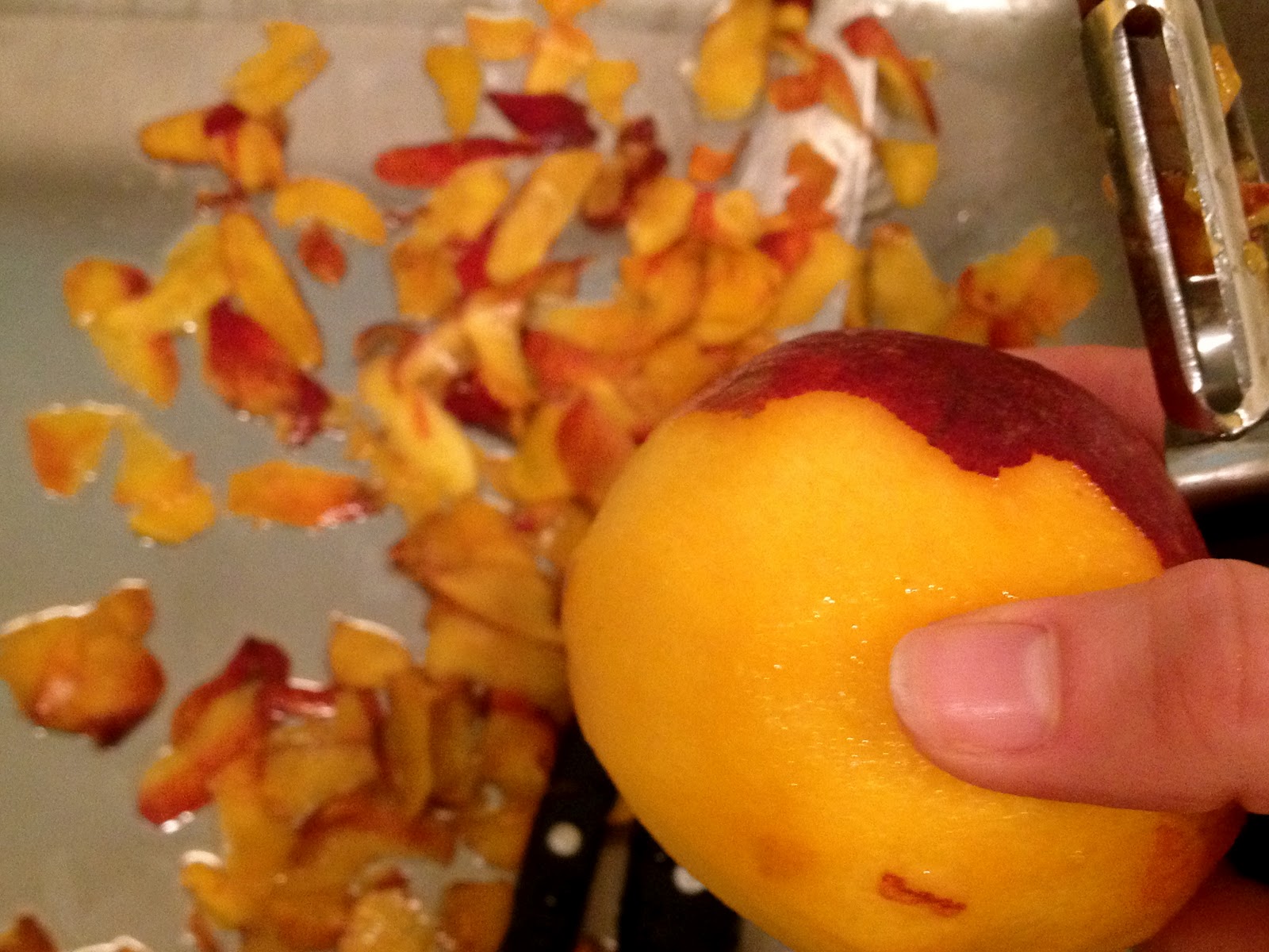 BeEmbraced: Peach Crisp Lessons: Peeling away the layers