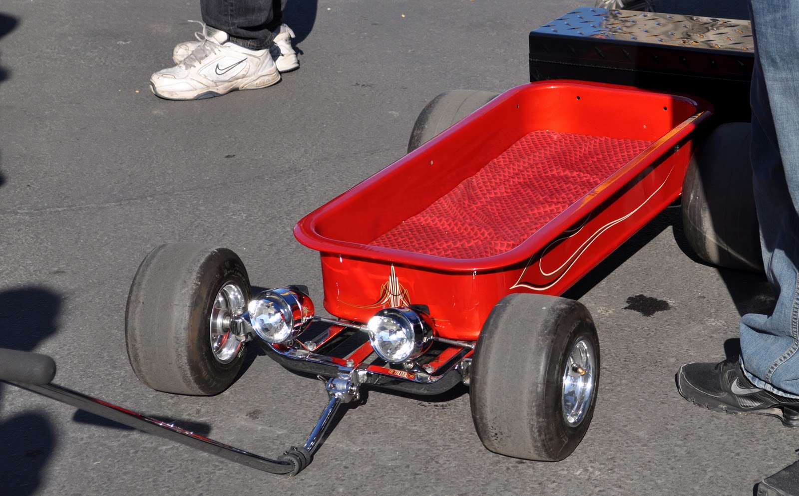 Just A Car Guy: well equipped and good looking little red wagons