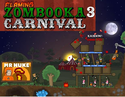 Flaming Zombooka 3 Carnival walkthrough