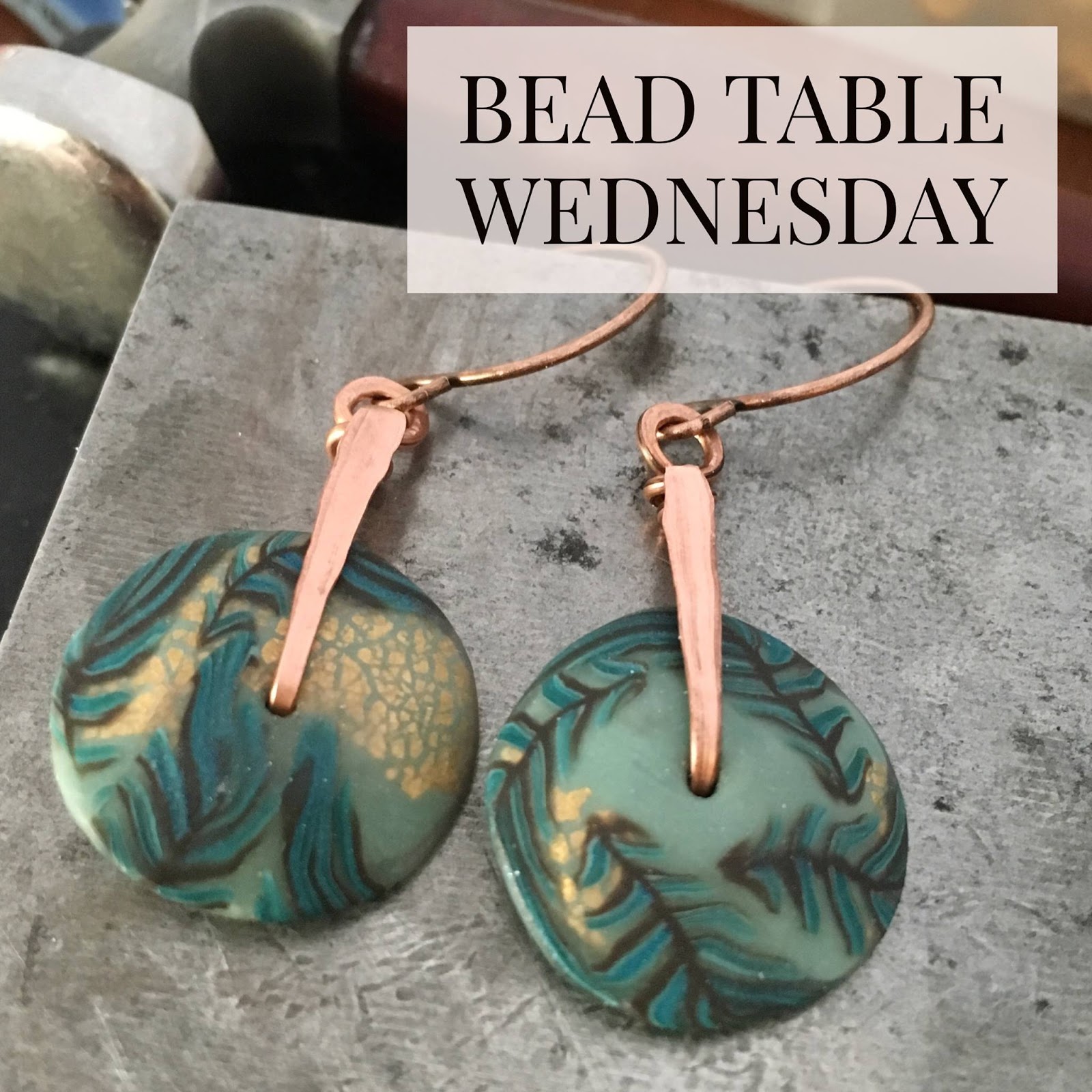 Art Bead Scene Blog: Bead Table Wednesday - Disk Earring Project and ...