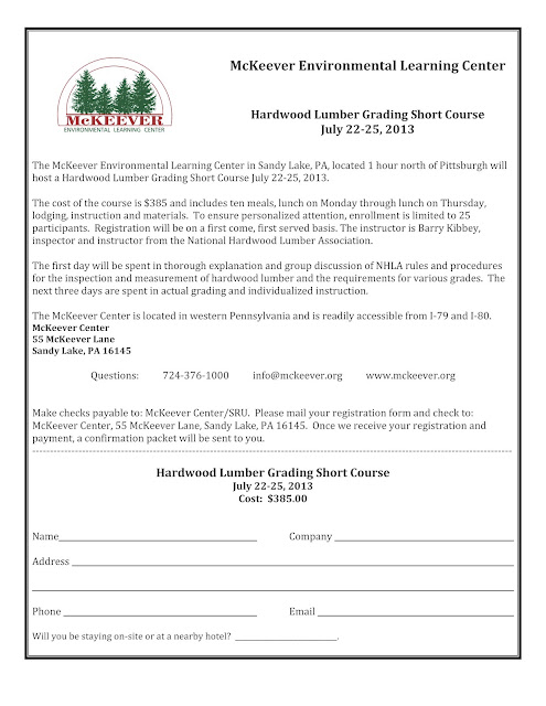PA SFI Professional Timber Harvester Training Program: Hardwood Lumber ...