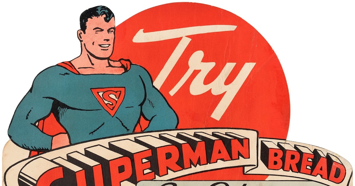 Pop Artifact: Superman Bread display