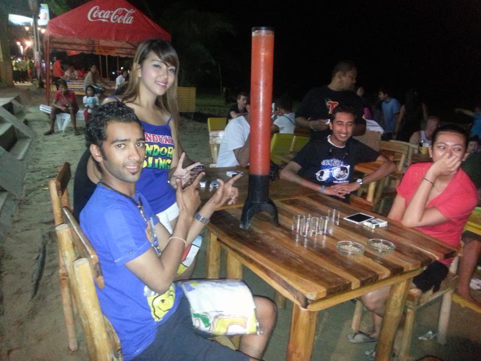 China R.: Tanduay Models in Puerto Galera