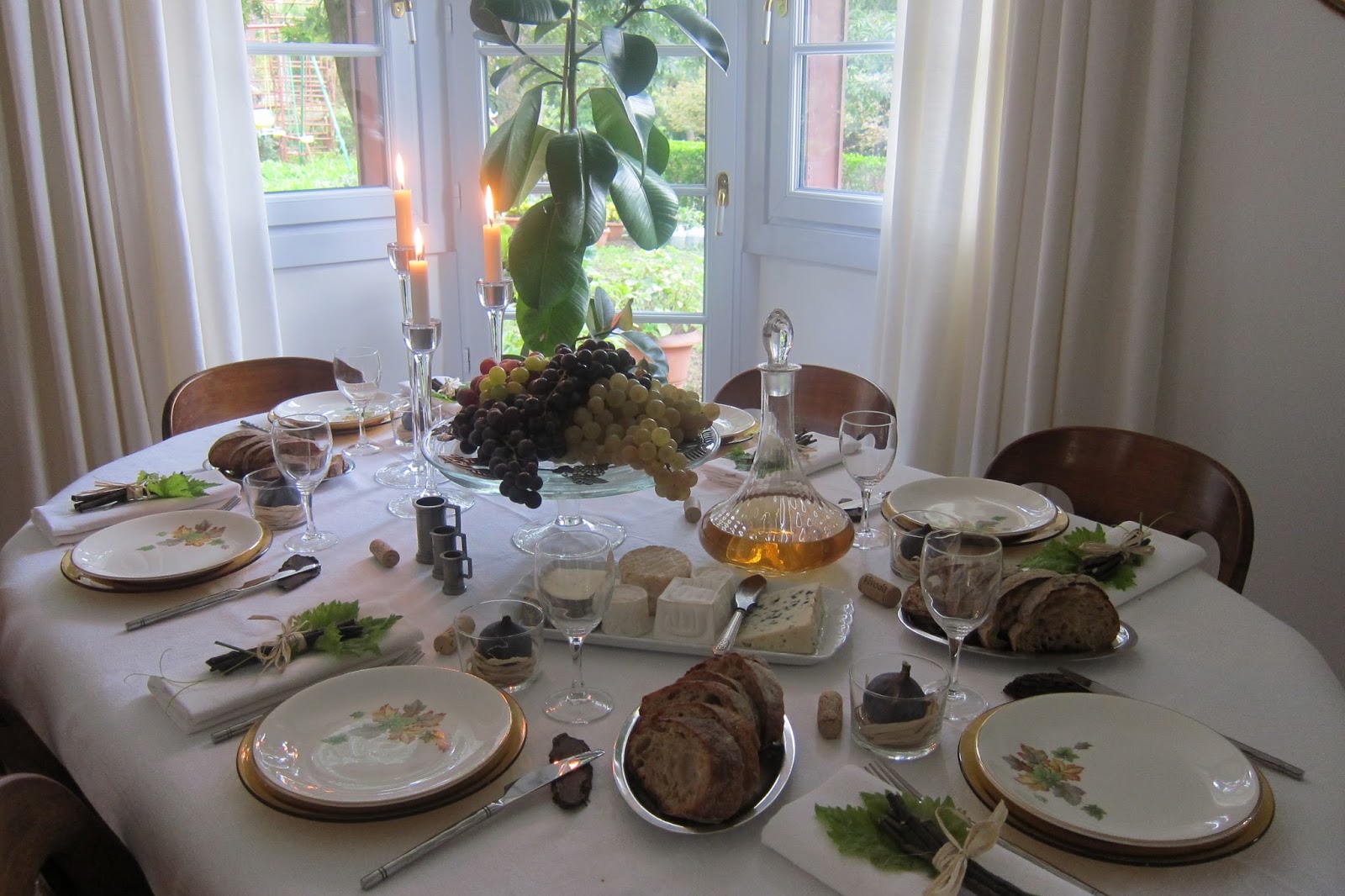 Création Baka Lila: Décoration Table Raisin