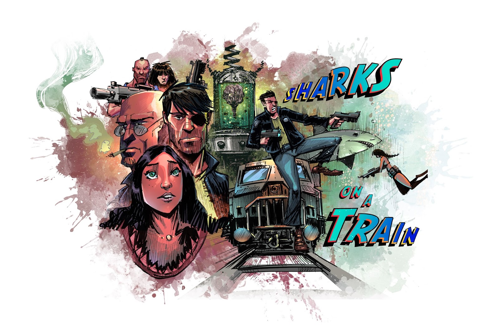 Sharks ... on a... Train | CBR Community