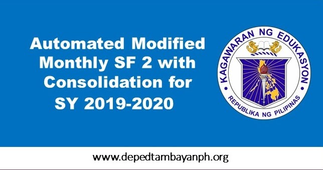 NEW! Auto-compute Modified School Form 2 (SF2) with Consolidation for ...