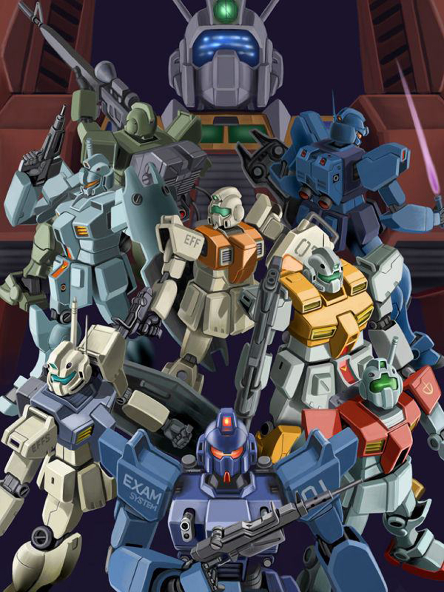 GUNDAM GUY: Mobile Suit Gundam - GMs Poster w/ Ideon