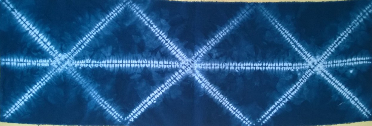 The Printed Fabric Bee: Exploring Hand Stitched Shibori: Ori Nui