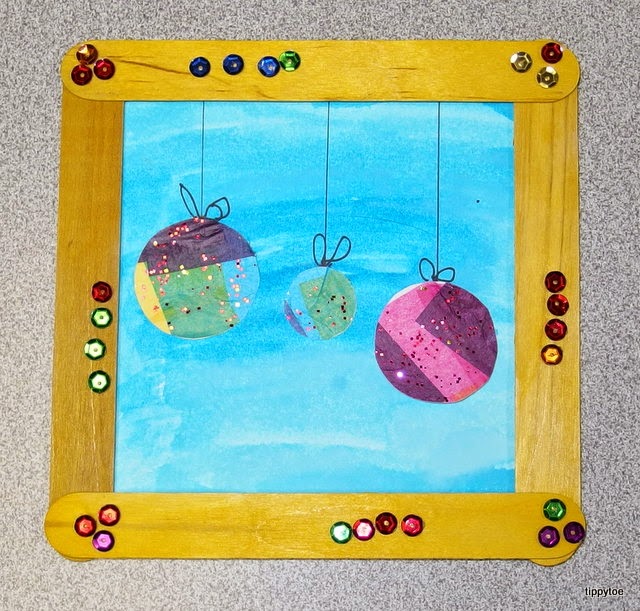 Tippytoe Crafts: Framed Ornaments Craft