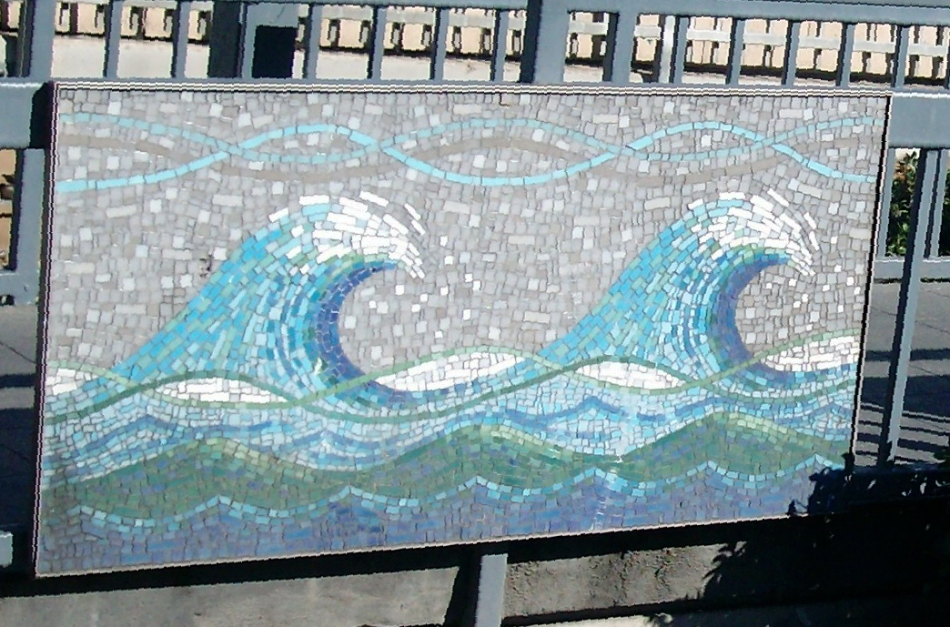 History, Los Angeles County: Blue Line Oasis Mosaic in Compton