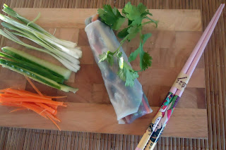 Skinny Loves Food: Skinny Duck Rice Paper Rolls