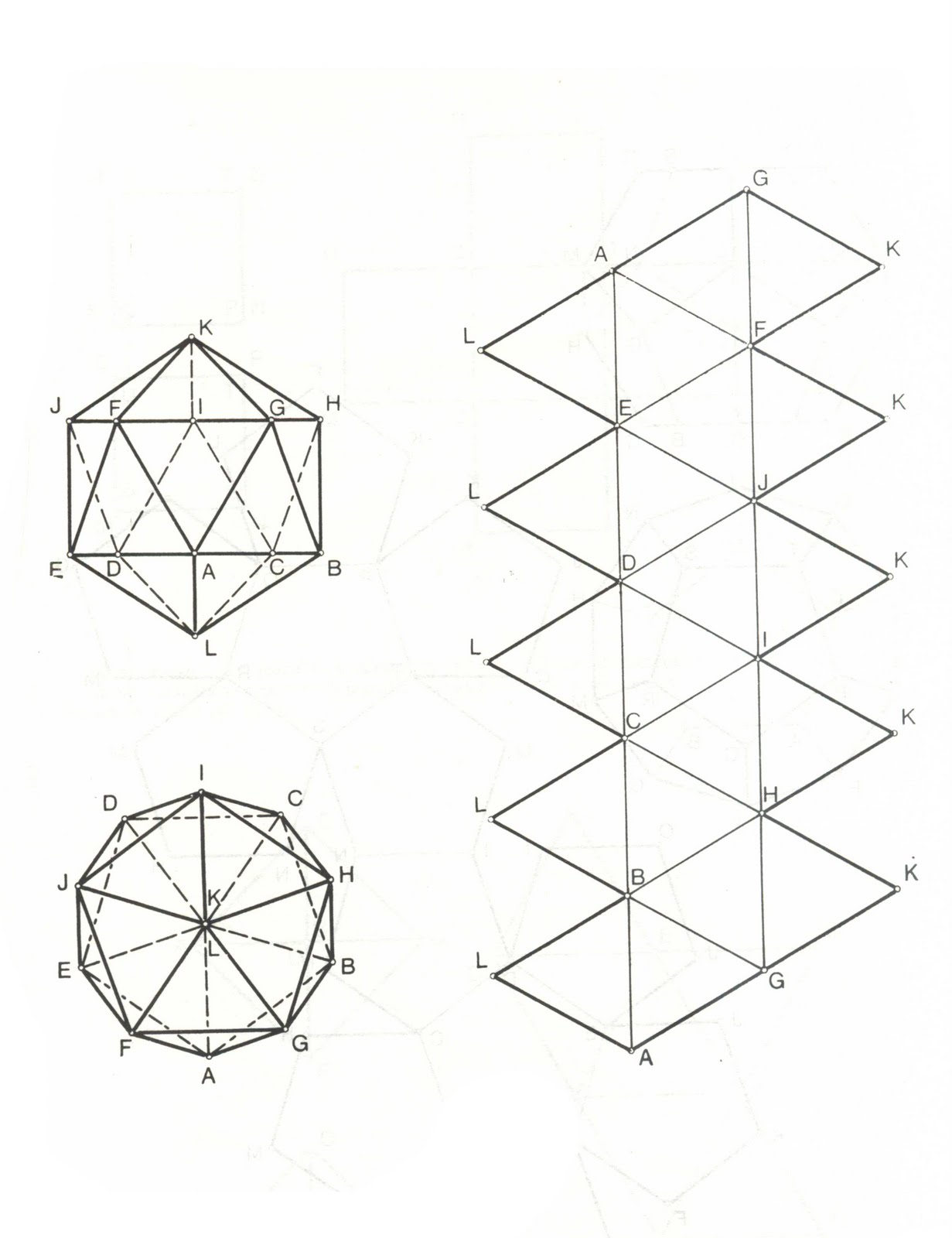 Geometrijski kutak - GEOMETRY CORNER: LIV Mreža IKOSAEDRA