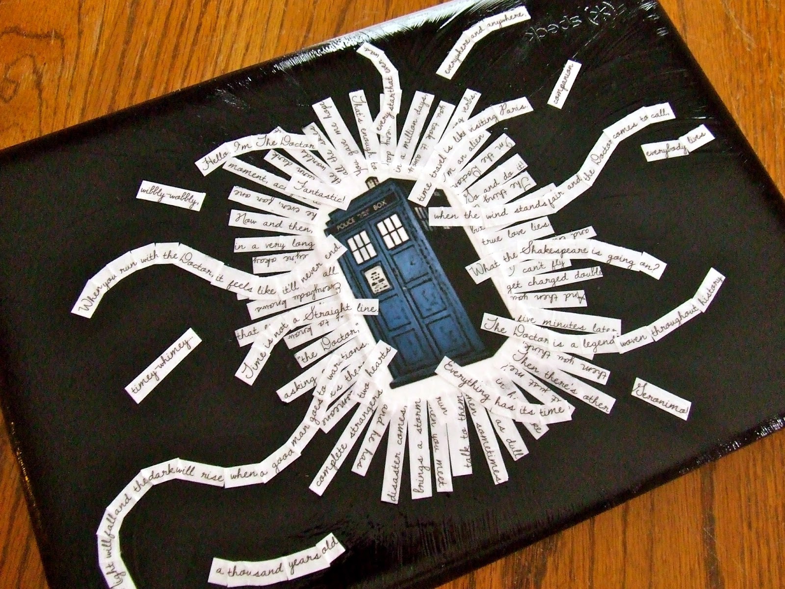 LogoGirlByDesign: DIY: Doctor Who Computer Cover