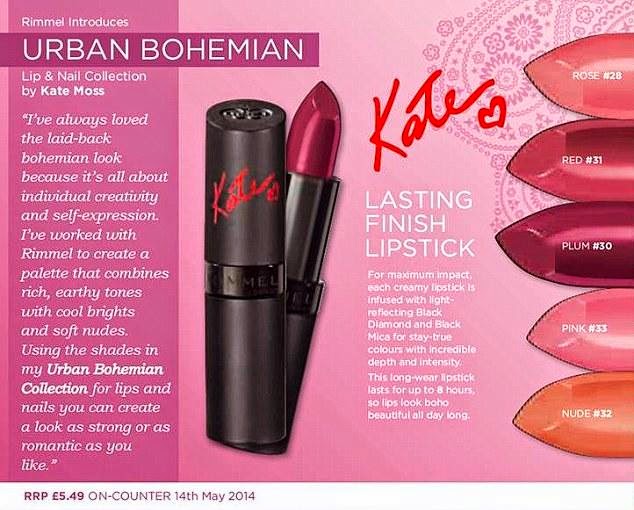 Smartologie: Kate Moss for Rimmel London New Makeup Collection S/S 2014