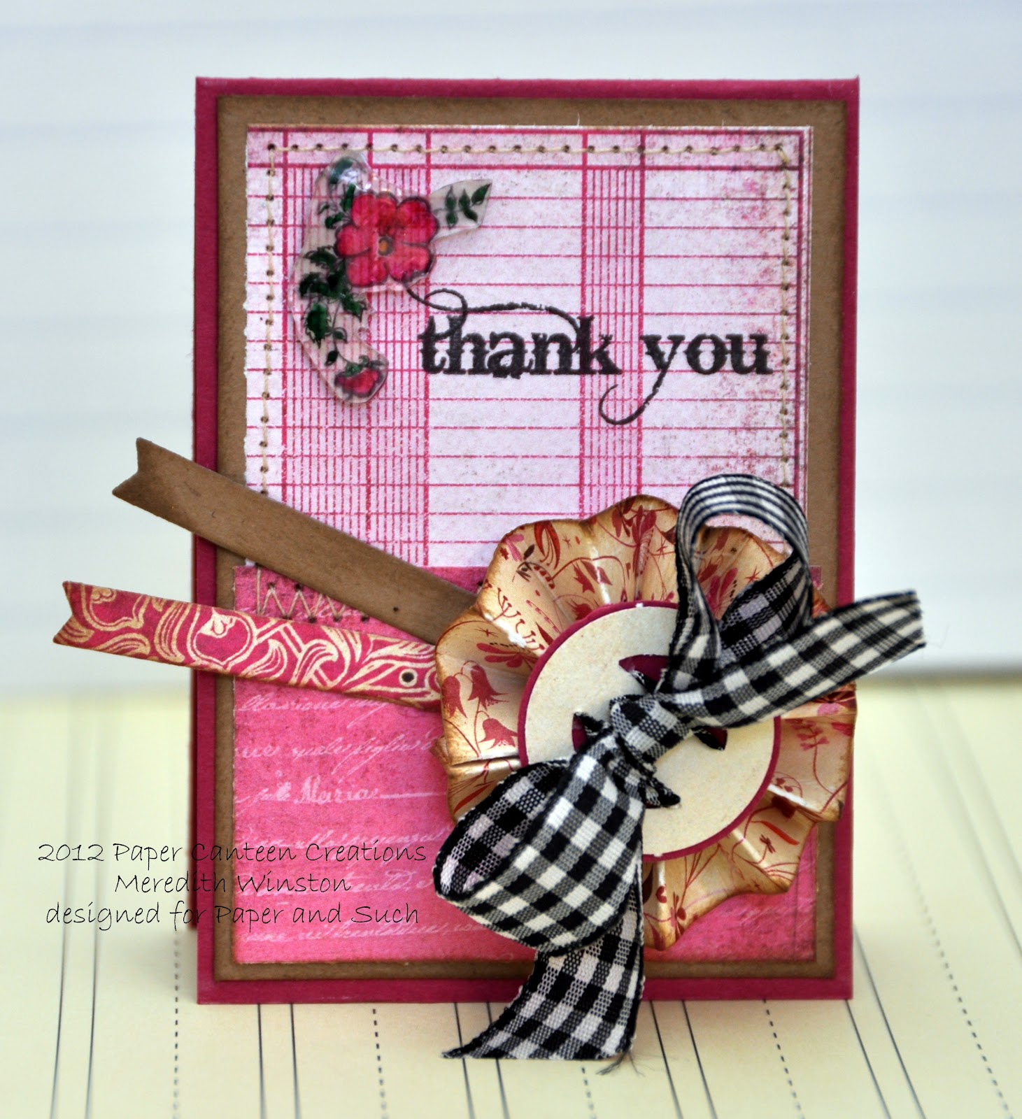 Paper Canteen Creations: Paper and Such Challenge Time!