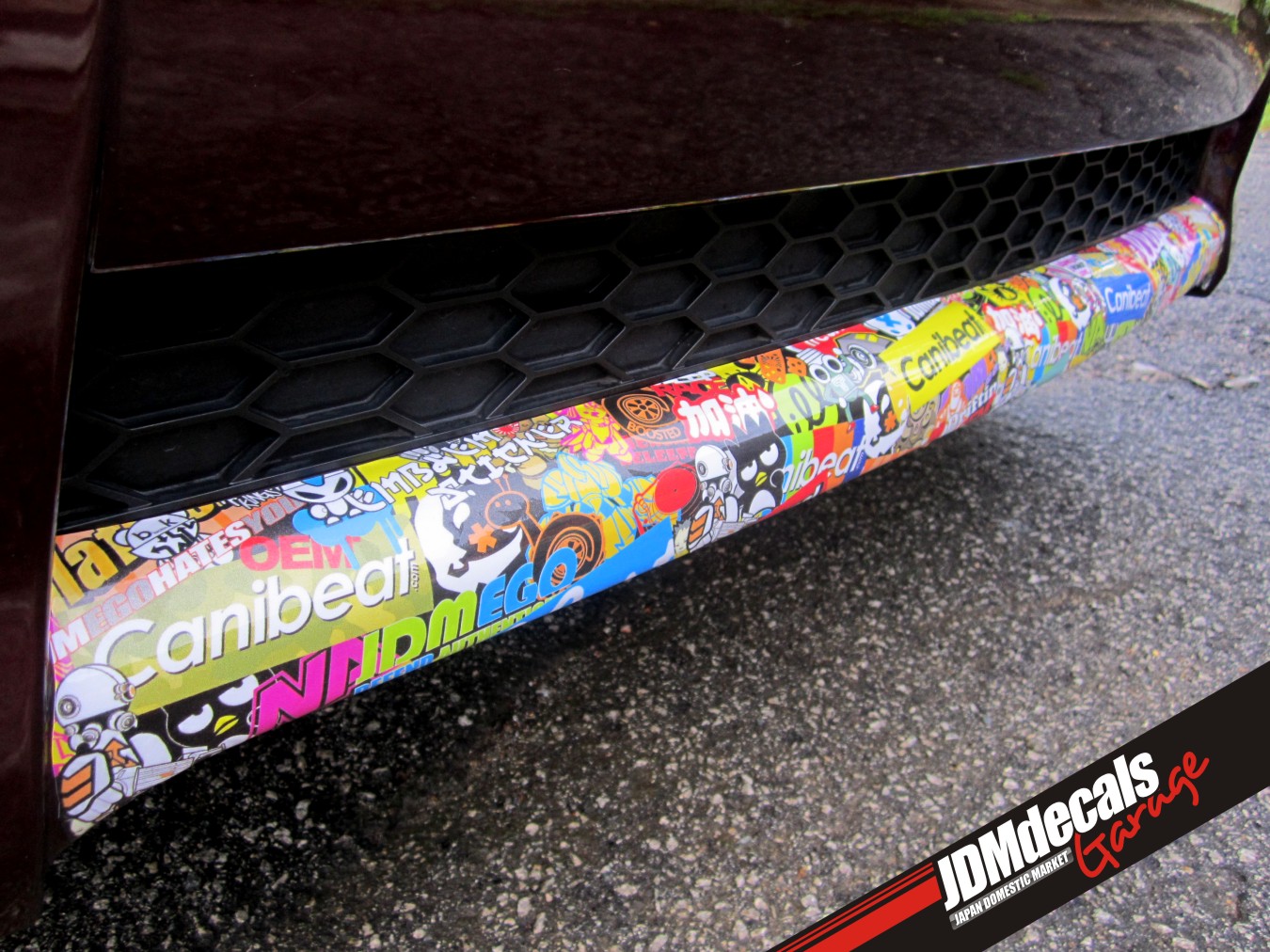 JDMdecals Garage: USDM Style Bomb Decal Project