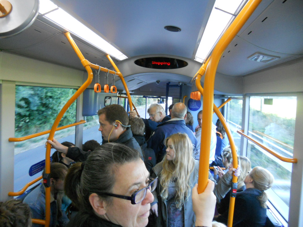 Travelling the Cambridgeshire guided busway: Overcrowding on morning ...
