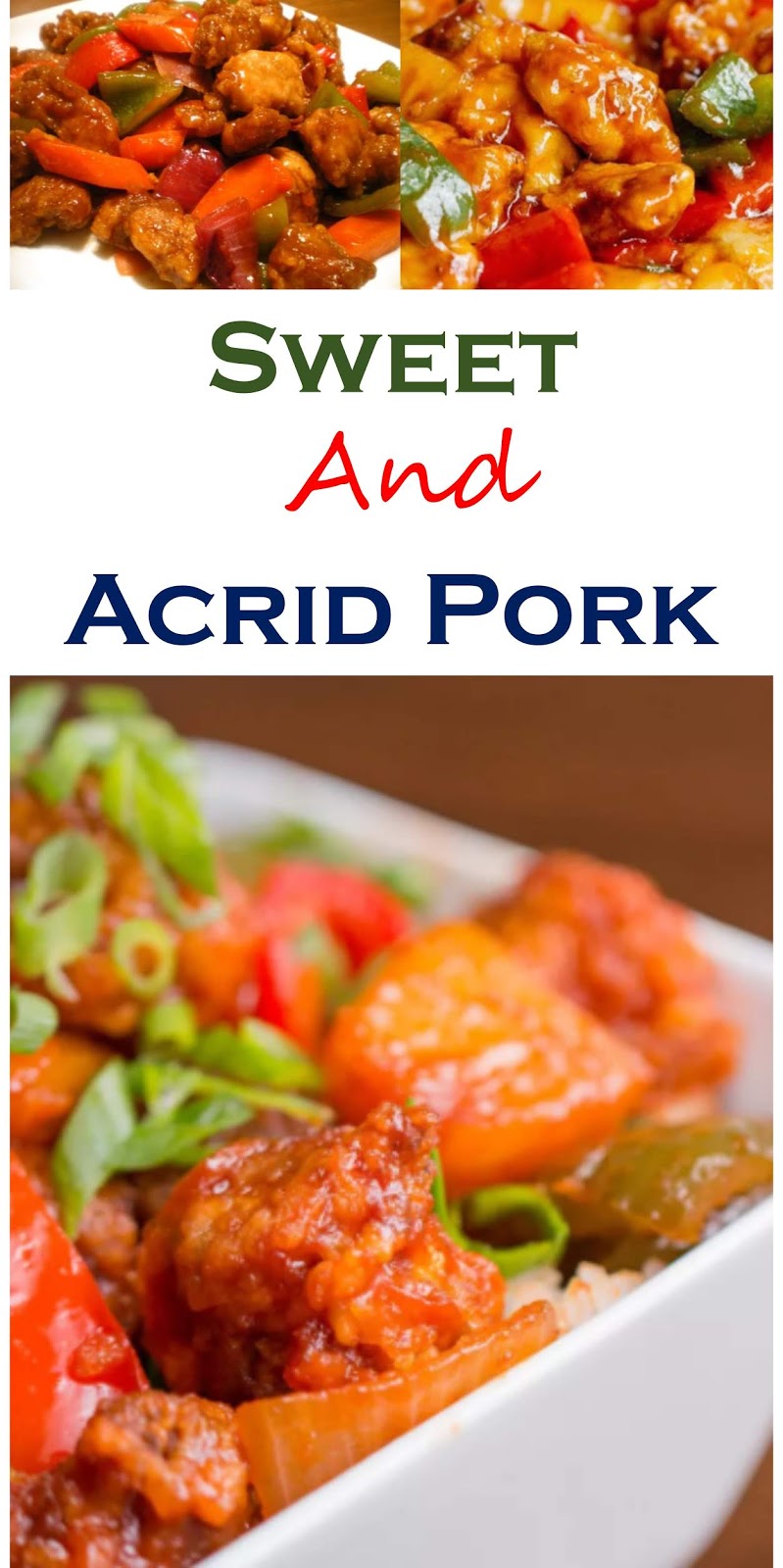 918 Reviews: THE BEST EVER #Recipes >> Sweet and Acrid Pork - .