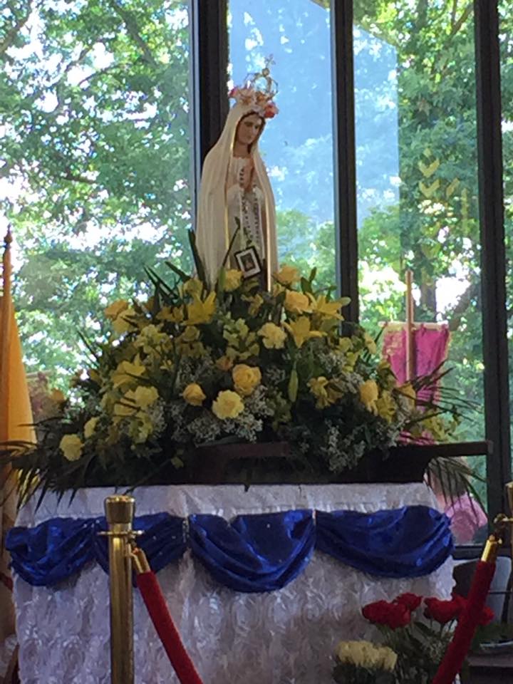 CHRIST IS OUR LIFE: Fatima Day at The Blue Army Shrine
