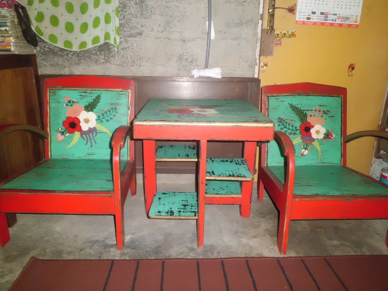 Table for the Java arm chairs