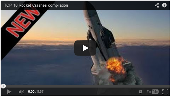 TOP 10 Rocket Crashes ~ Dolby Designs