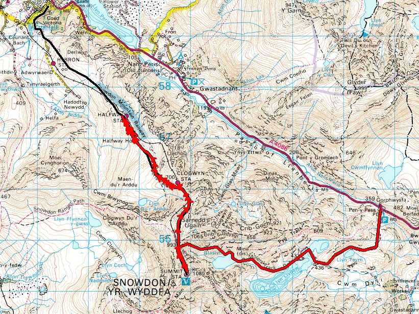 Oversharing: On the variety of choices for ascent and descent of Snowdon