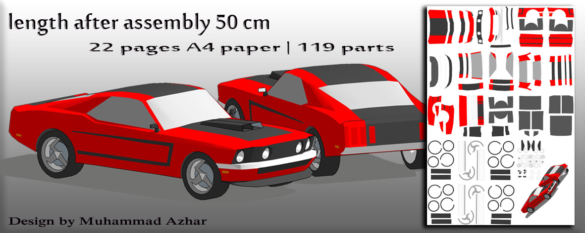Ford GT Papercraft