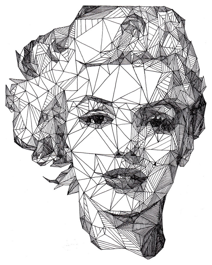Simply Creative: Triangulations Portraits by Josh Bryans