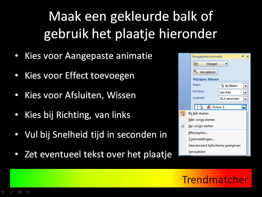 Trendmatcher tussen ICT en Onderwijs ™: Aflopende balk als timer in ...