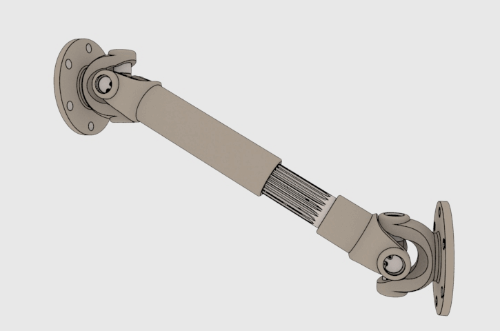 126. Double Cardan Joint || Free download 3D model