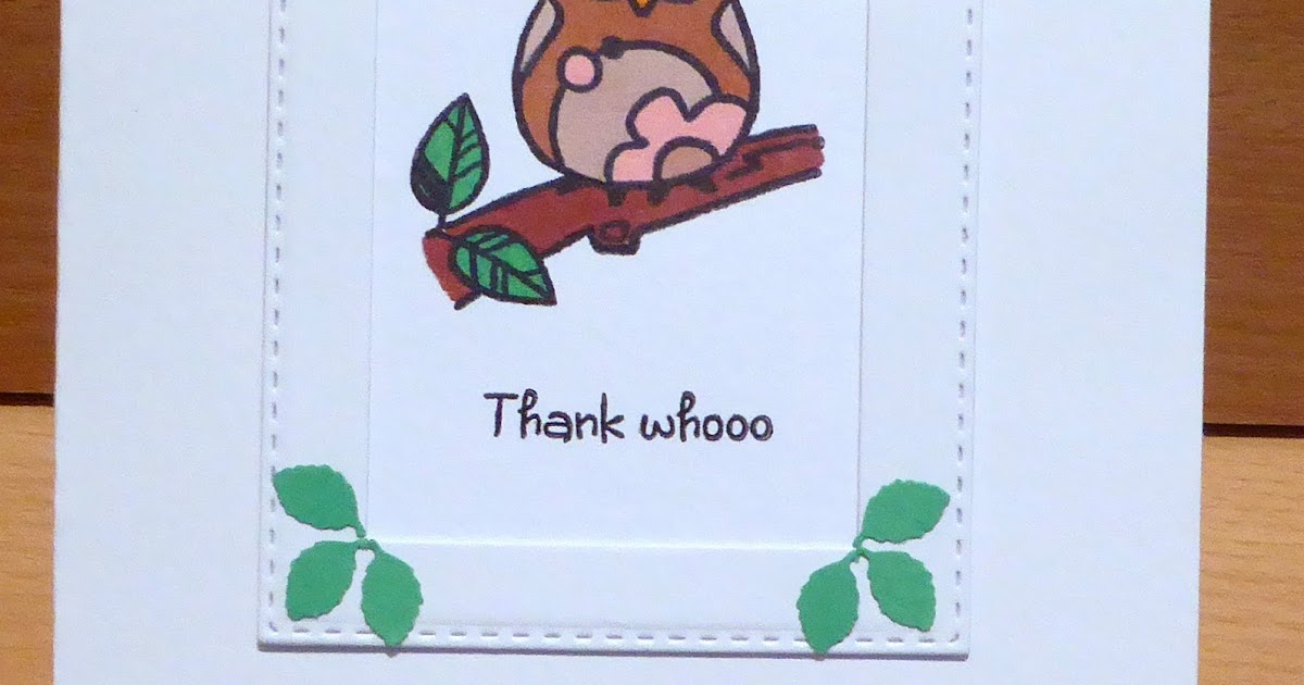 Crafty Sunflower: Thank Whoo!